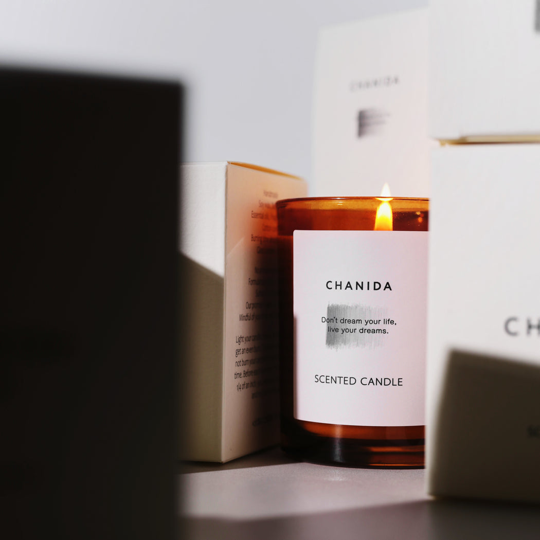 ホワイトティー・モクセイ / Scented Candle – CHANIDA