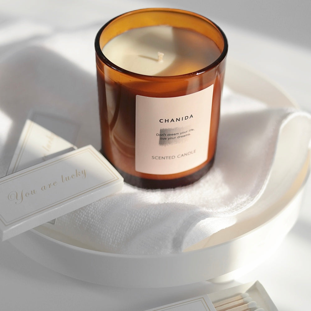 Peach・Chamomile / Scented Candle– CHANIDA